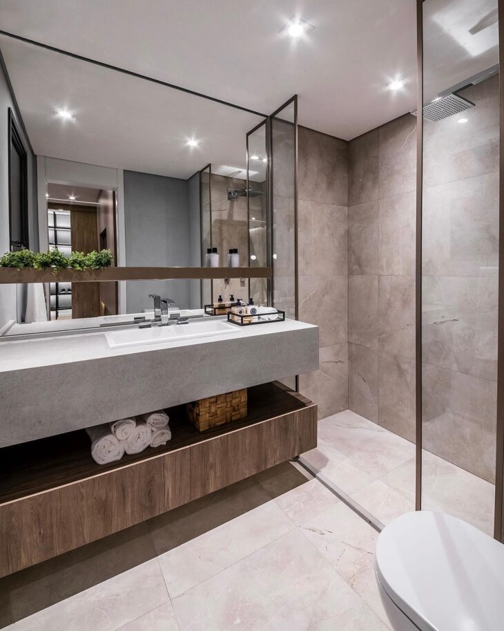 Espelho para banheiro: 50 ideias INCRÍVEIS para o seu ambiente