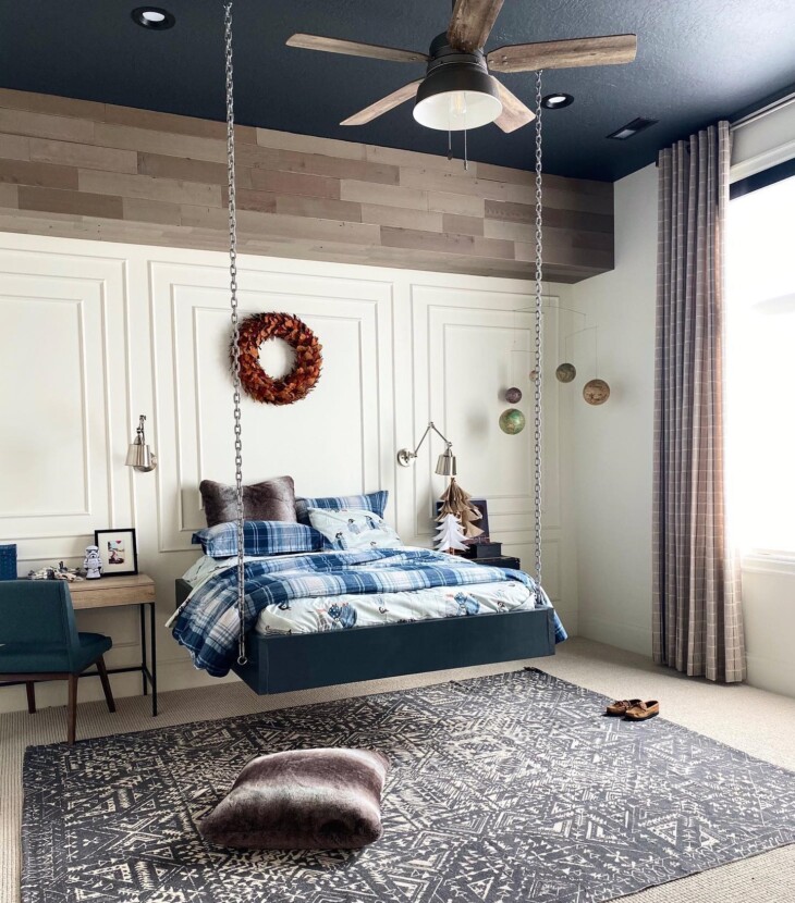 50 ideias de cama suspensa para otimizar a decoração