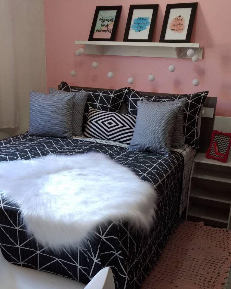 Quarto rosa: 75 fotos que vão inspirar uma decoração delicada