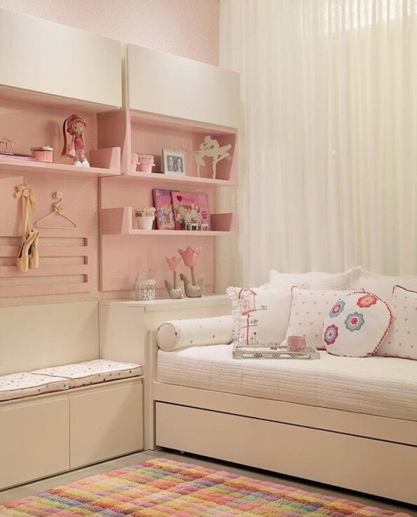Quarto rosa: 75 fotos que vão inspirar uma decoração delicada