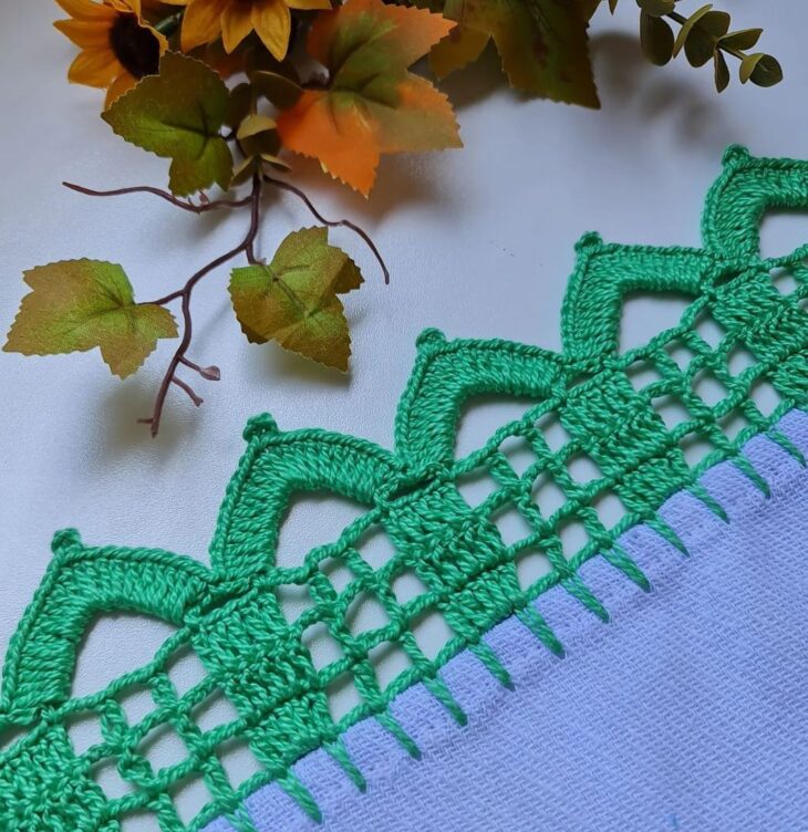 Bico de crochê: 70 fotos + passo a passo para decorar peças