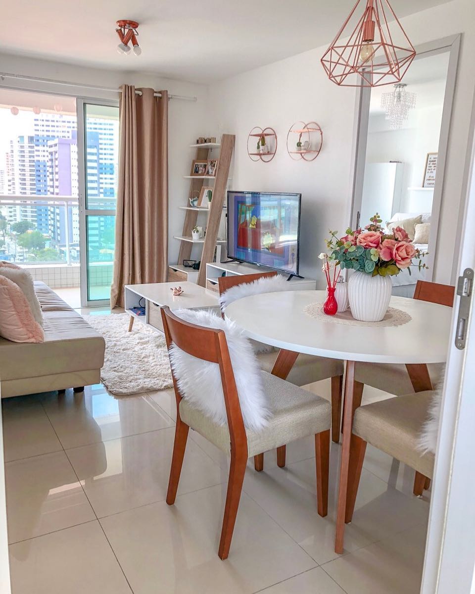 Rose gold: 65 ideias para adicionar a cor na decoração