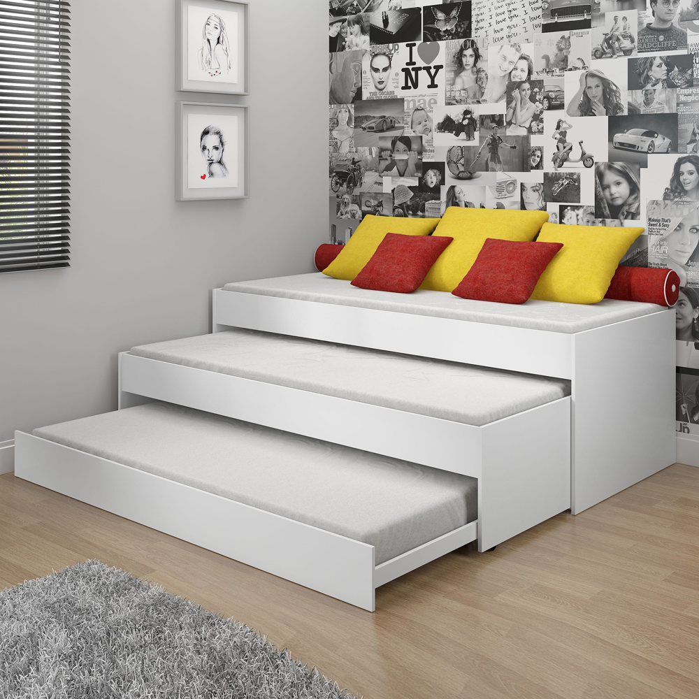 Ideias de bicama para deixar o quarto mais funcional