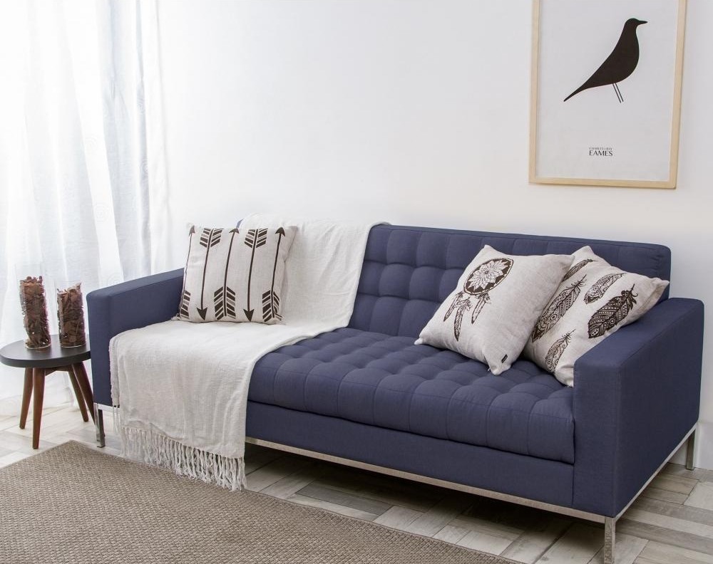 Sofá azul: 55 lindos modelos para usar a cor na decoração