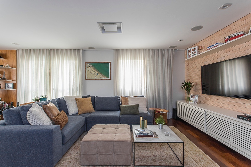 Sofá azul: 55 lindos modelos para usar a cor na decoração