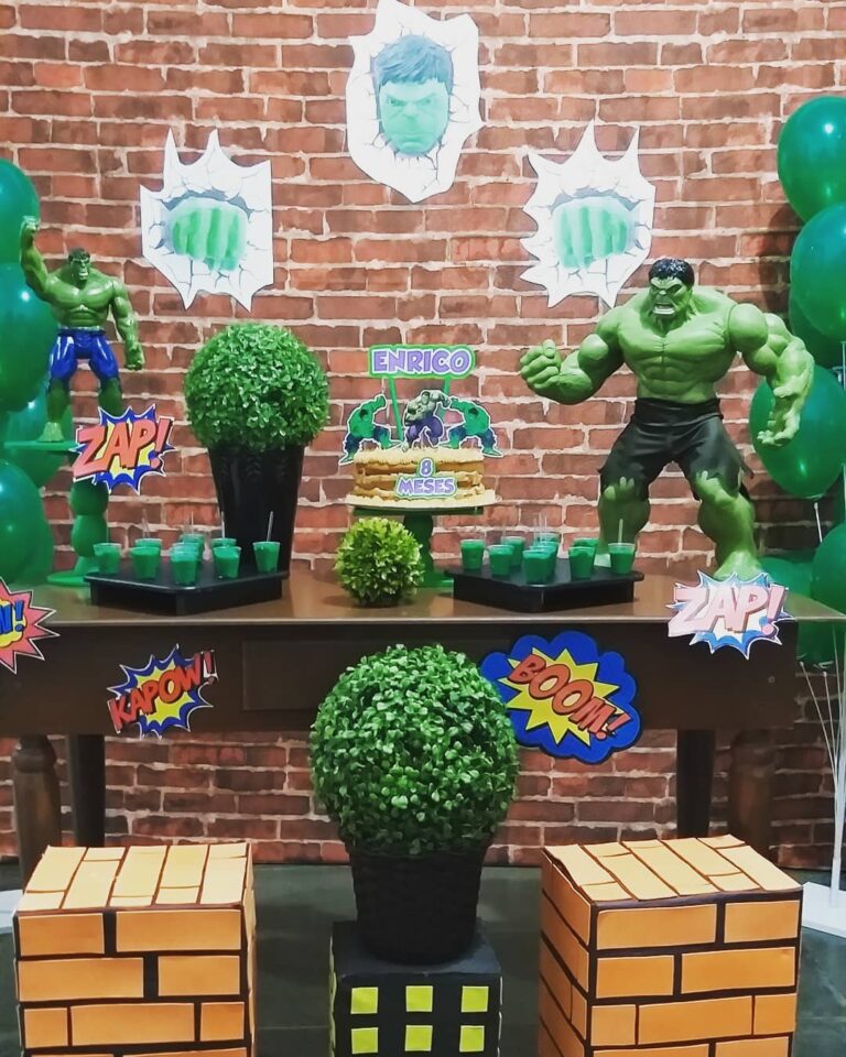 Festa do Hulk: 60 ideias e vídeos para um evento esmagador