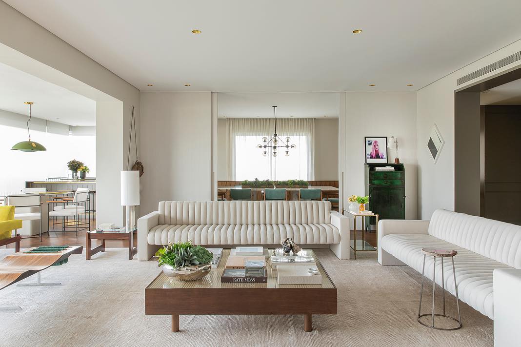 Sofás modernos: 80 modelos estilosos e confortáveis para a sala