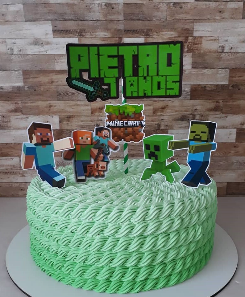 Bolo Minecraft: dicas e inspirações para um bolo criativo e original