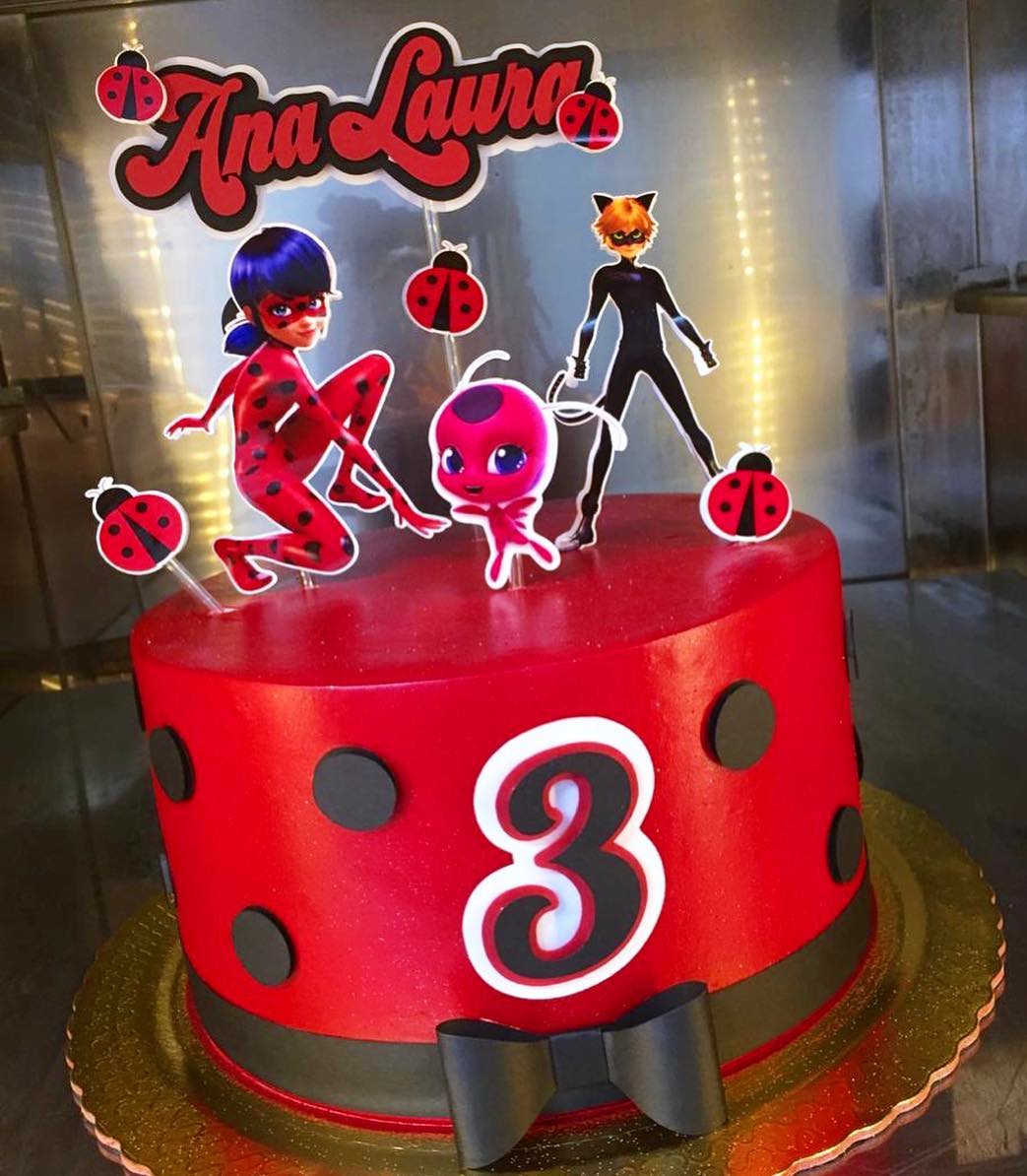 Bolo da Ladybug: 70 modelos com detalhes bem criativos