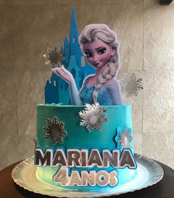 Bolo Frozen: 95 FOTOS e tutoriais para brincar na neve