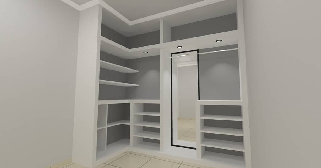 Guarda-roupa de gesso: 40 ideias, vantagens, desvantagens e dicas