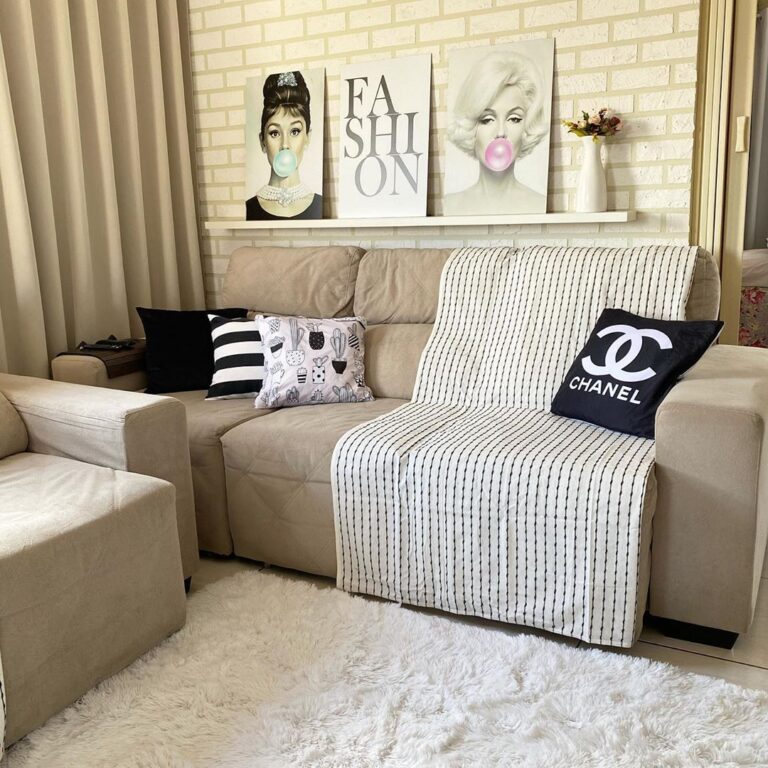 Sofá bege: 70 ideias elegantes para adotar em sua sala