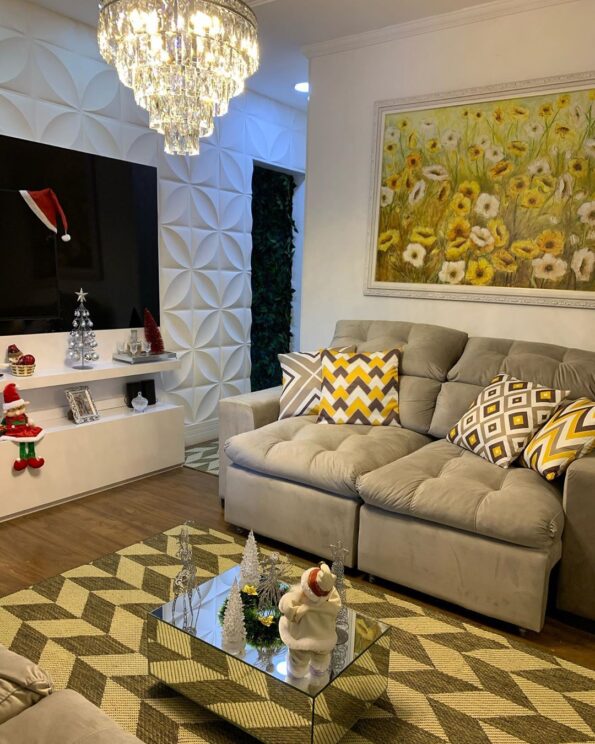 Sofá bege: 70 ideias elegantes para adotar em sua sala