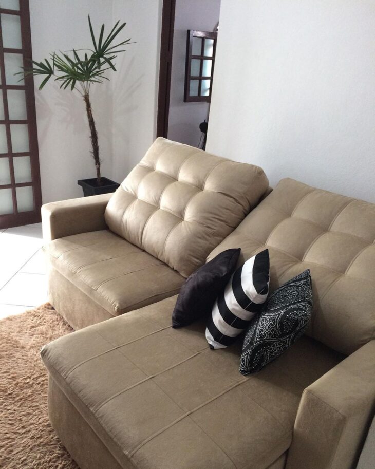Sofá bege: 70 ideias elegantes para adotar em sua sala