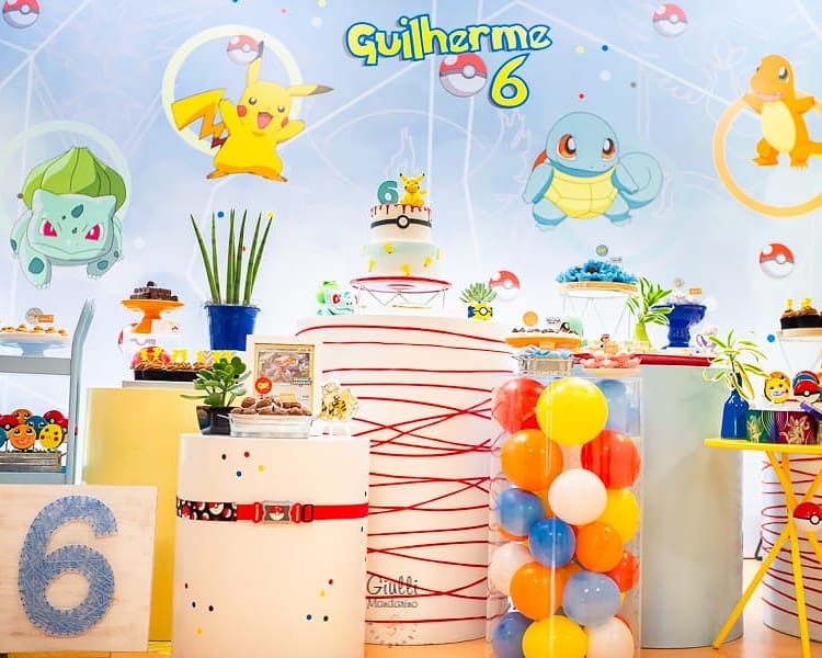 Festa Pokémon: 70 inspirações criativas e alegres para decorar