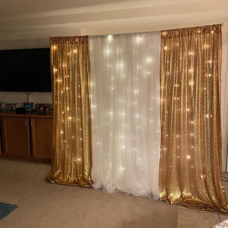 Cortina de LED: 30 fotos para uma decoração mágica