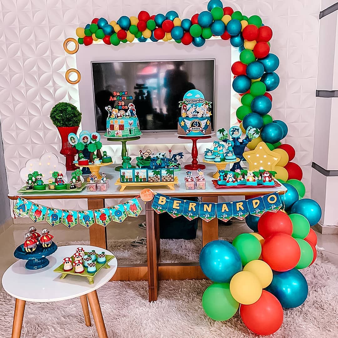 Festa Sonic: 50 decorações lindíssimas que vão encantar os pequenos