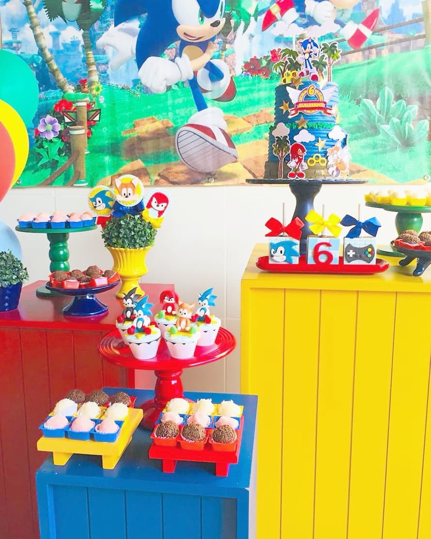 Festa Sonic: 50 decorações lindíssimas que vão encantar os pequenos