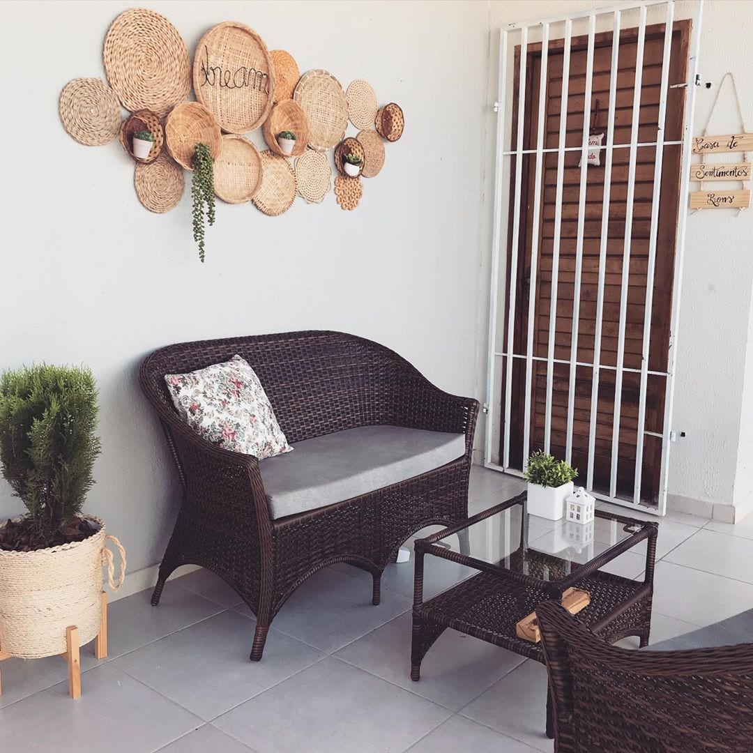 Sofá rústico: 60 modelos para trazer rusticidade ao seu ambiente