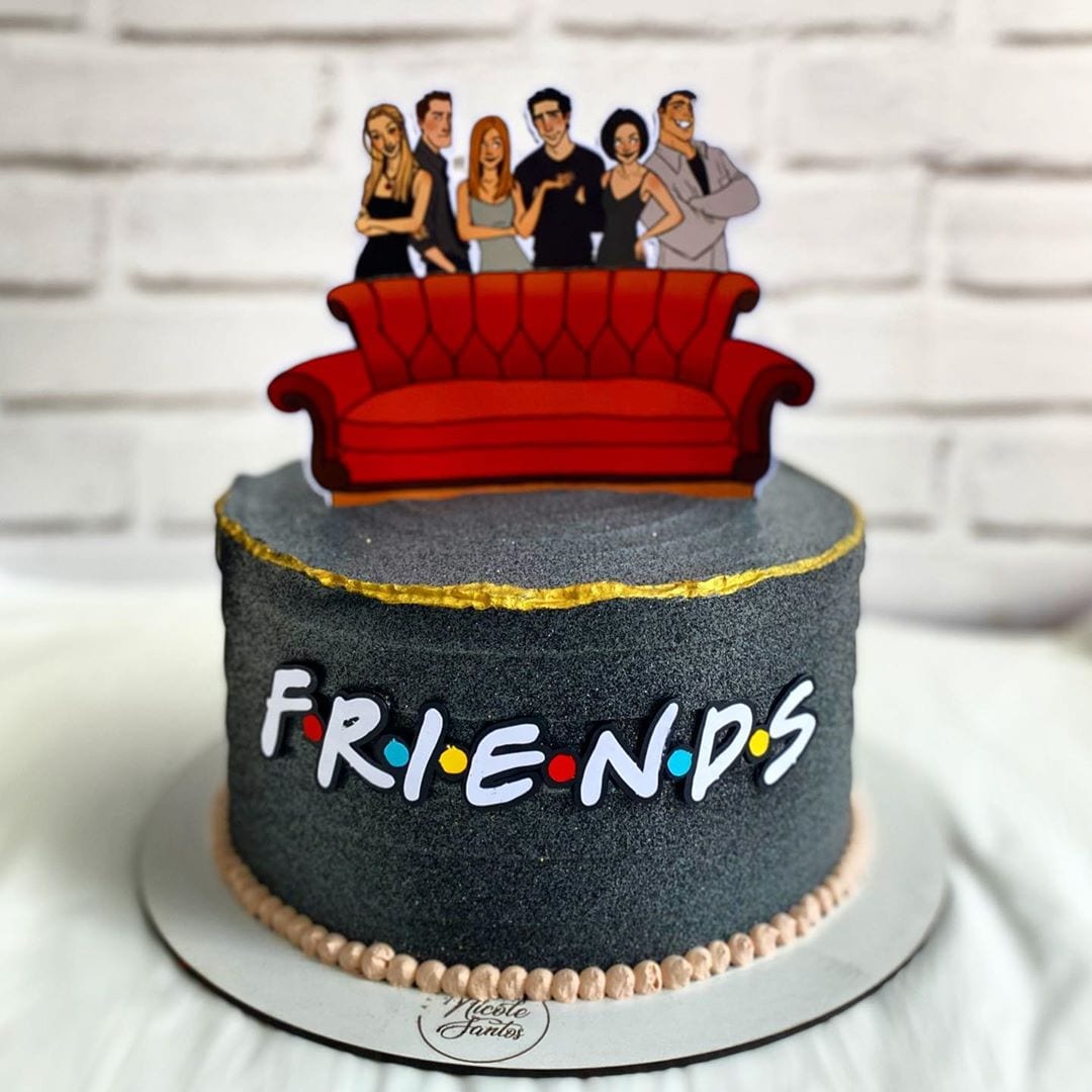 Bolo Friends: 30 inspiraçoes lindas e com detalhes surpreendentes