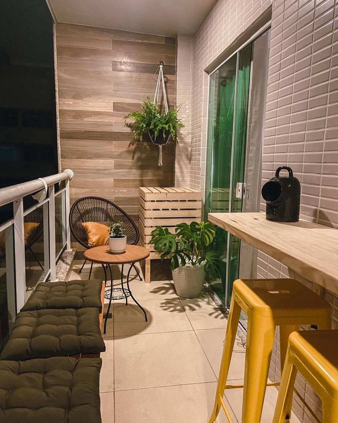 65 ideias de varandas pequenas que são muito aconchegantes