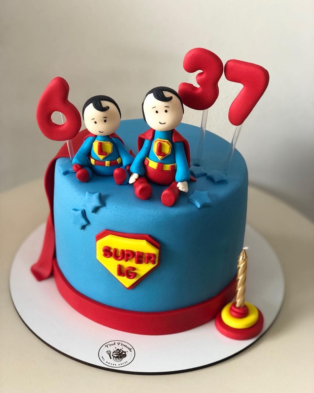 Bolo do Super-Homem: 100 ideias poderosas para sua festa
