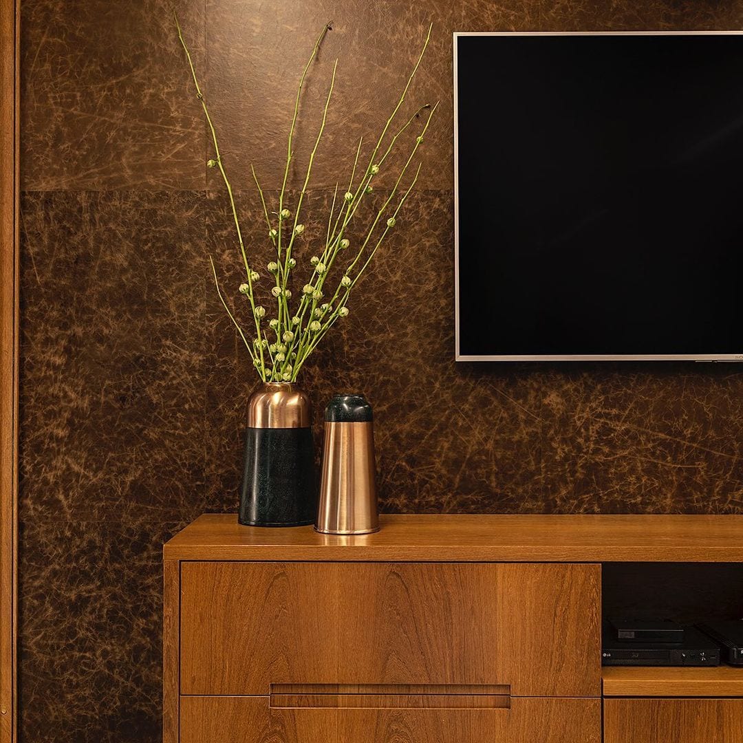 Parede marrom: 90 ideias para uma decoração perfeita