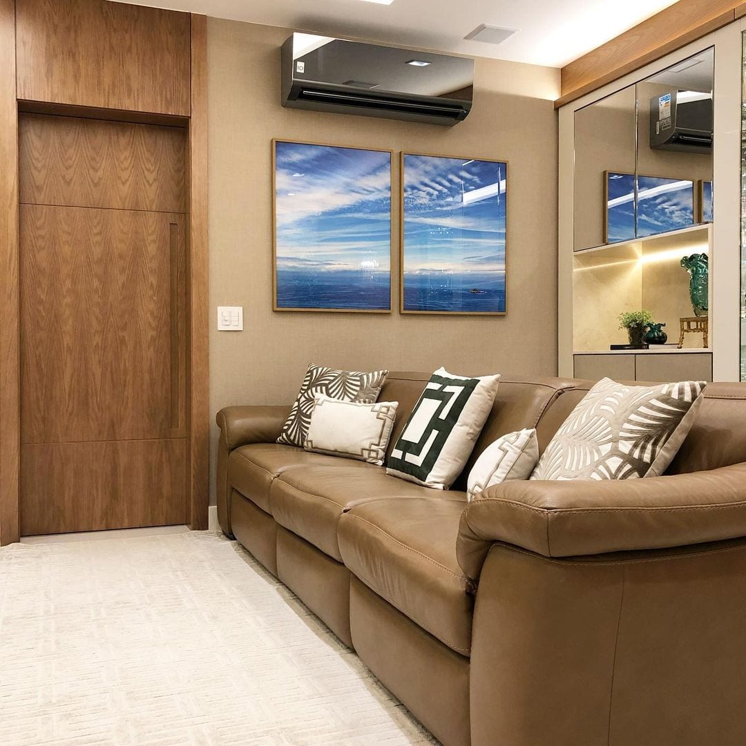 Parede marrom: 90 ideias para uma decoração perfeita