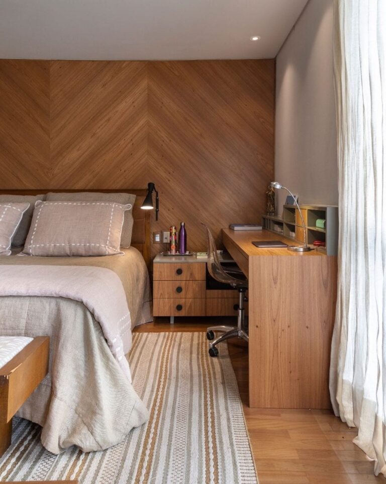 Parede marrom: 90 ideias para uma decoração perfeita