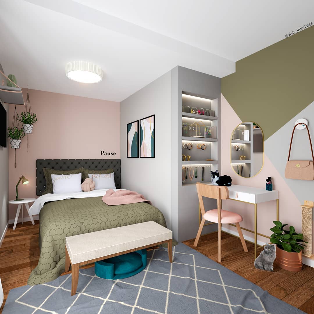 Parede rosa: 50 fotos que vão te motivar a apostar na cor