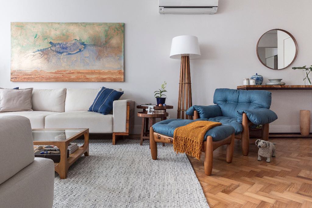 Poltrona azul: 65 ideias para um toque especial na sua decoração