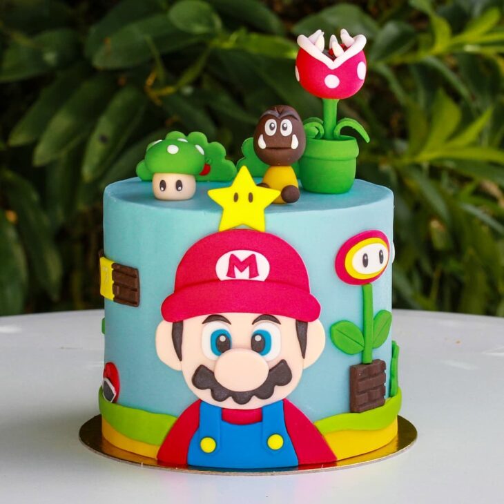 Bolo Super Mario: 90 ideias para comemorar um nível vencido