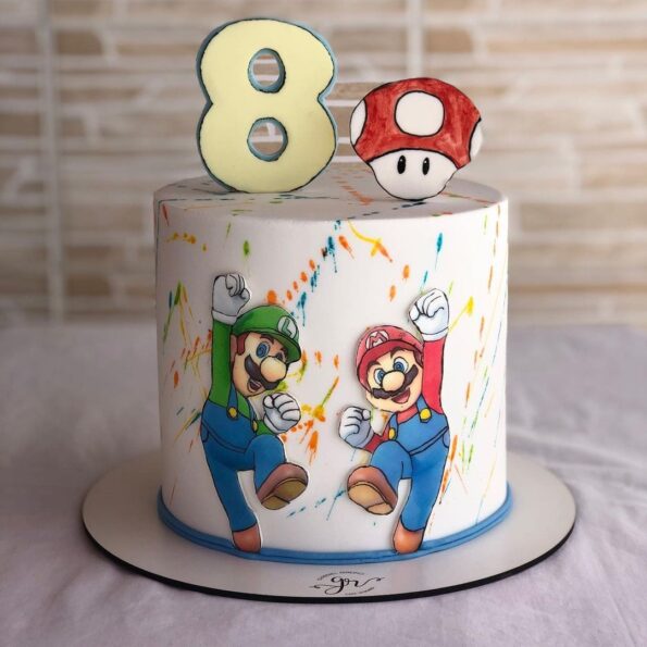 Bolo Super Mario: 90 ideias para comemorar um nível vencido