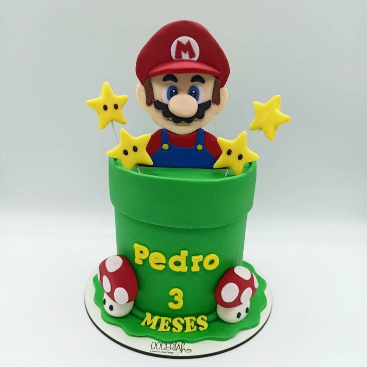 Bolo Super Mario: 90 ideias para comemorar um nível vencido