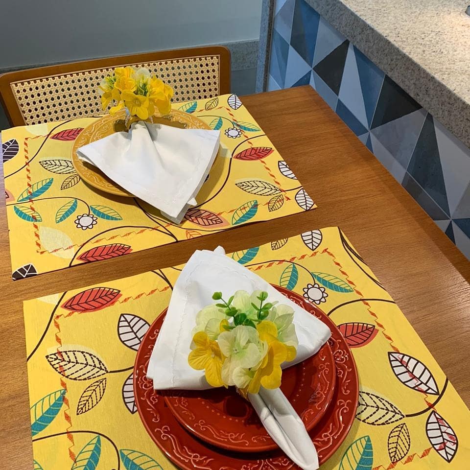 Sousplat de tecido: como fazer e 40 ideias lindas para sua mesa