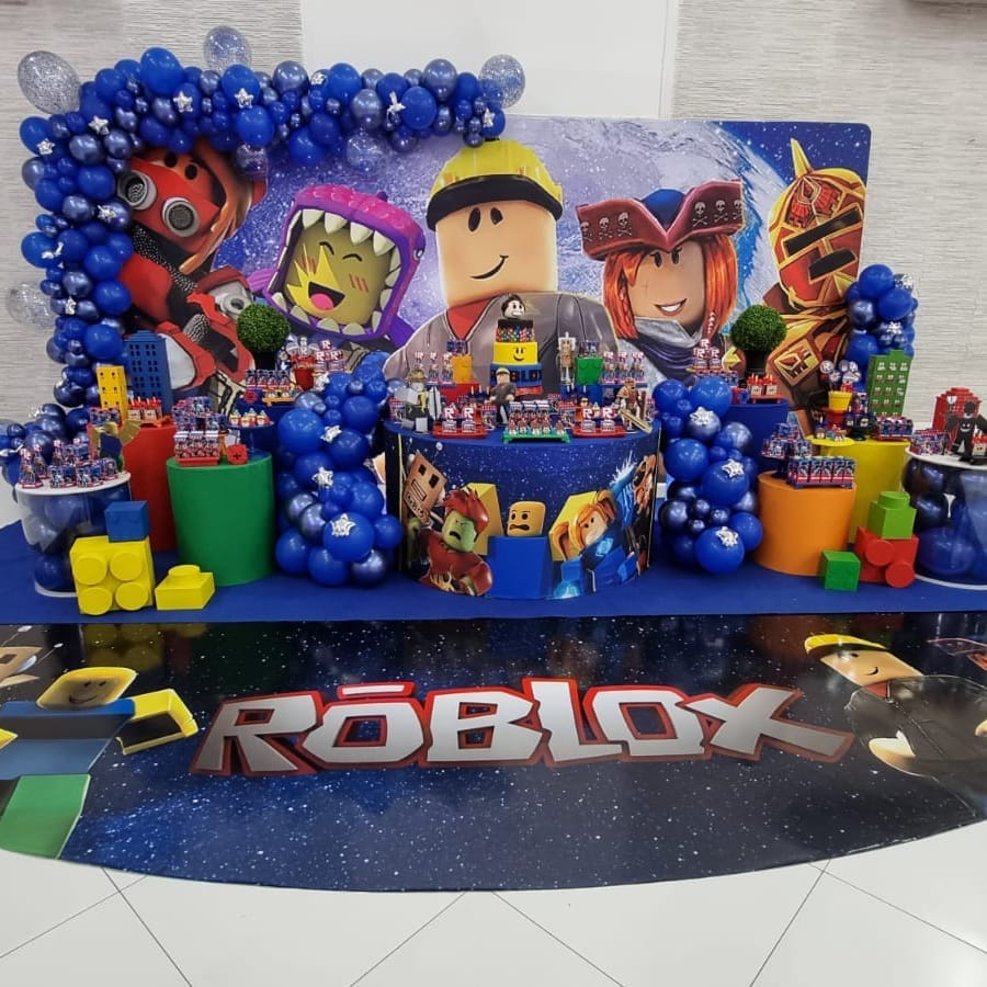 Festa Roblox: 30 fotos e tutoriais para fazer uma festa inesquecível