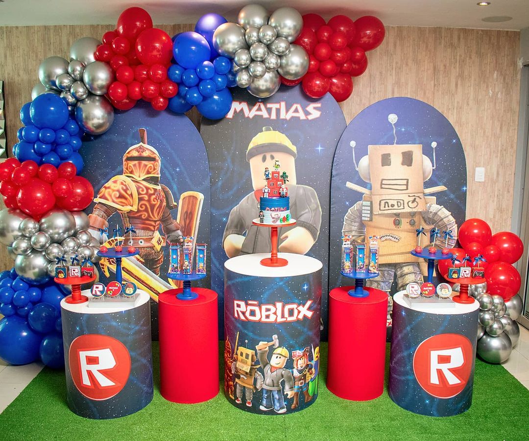 Festa Roblox: 30 fotos e tutoriais para fazer uma festa inesquecível