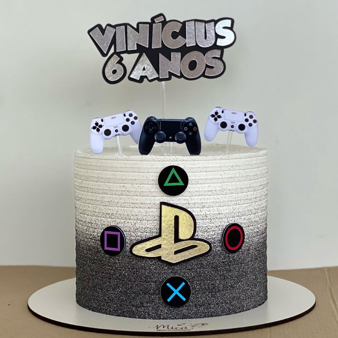 Bolo de videogame: 80 ideias que vão elevar o nível da sua festa