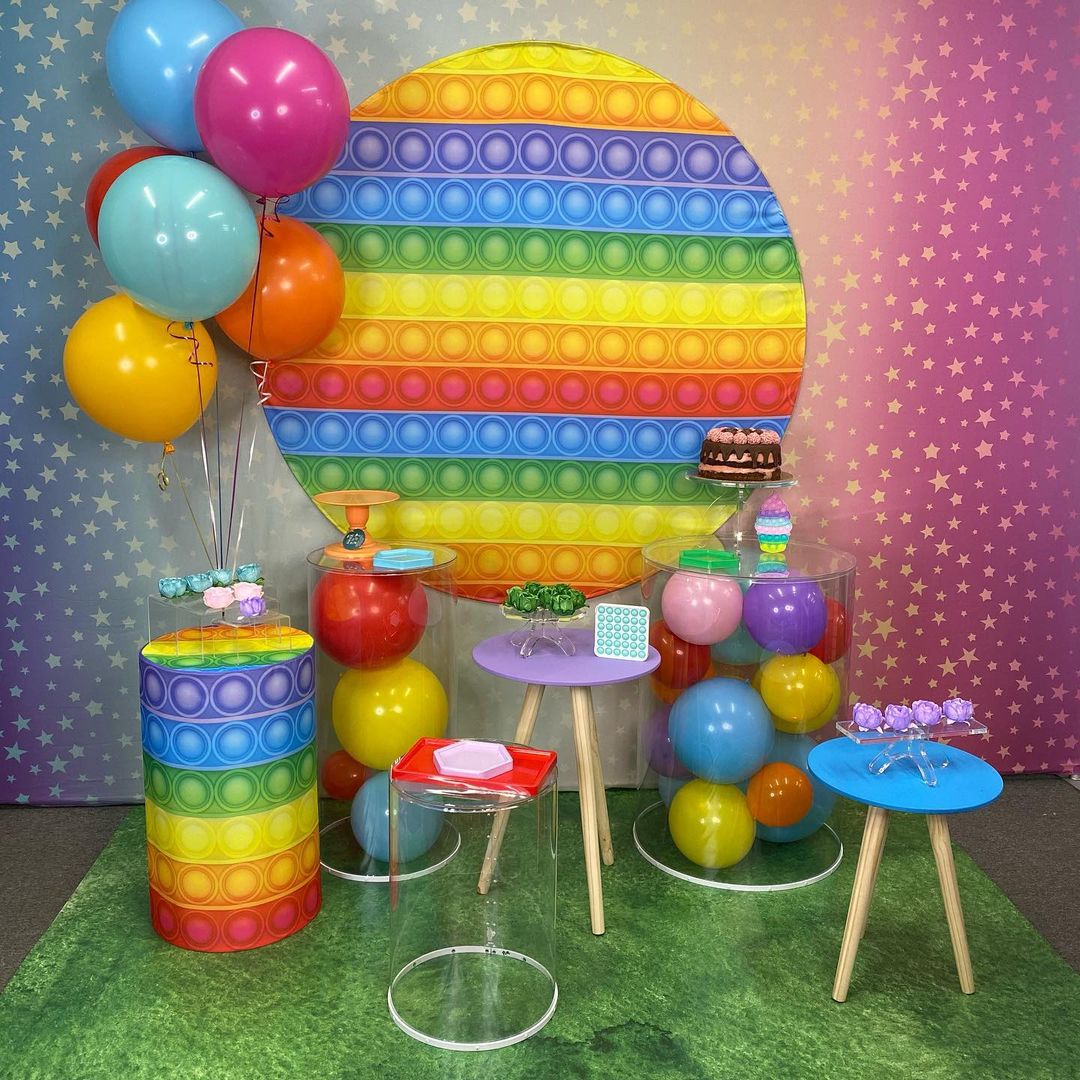 Festa Pop It: 30 ideias para uma festa supercolorida e jovial