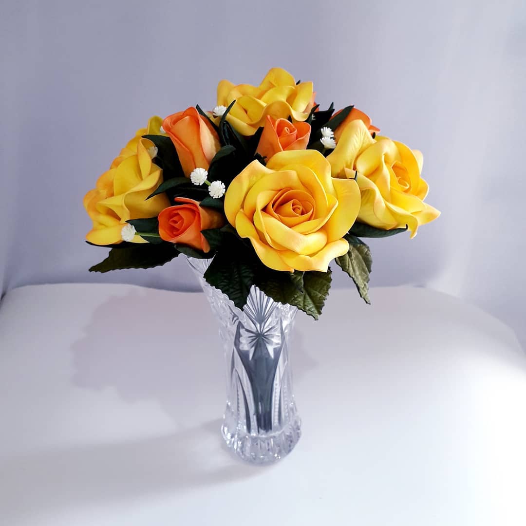 Rosa de EVA: 65 fotos e tutoriais se apaixonar por esse artesanato