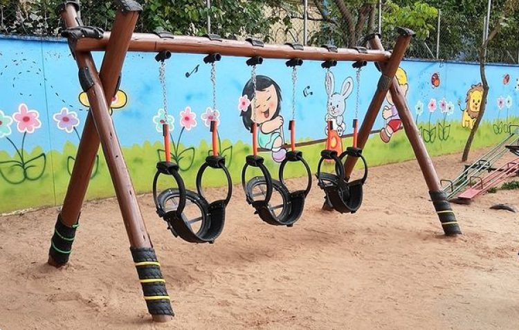 Balanço de pneu: 25 fotos e tutoriais de como fazer e se divertir