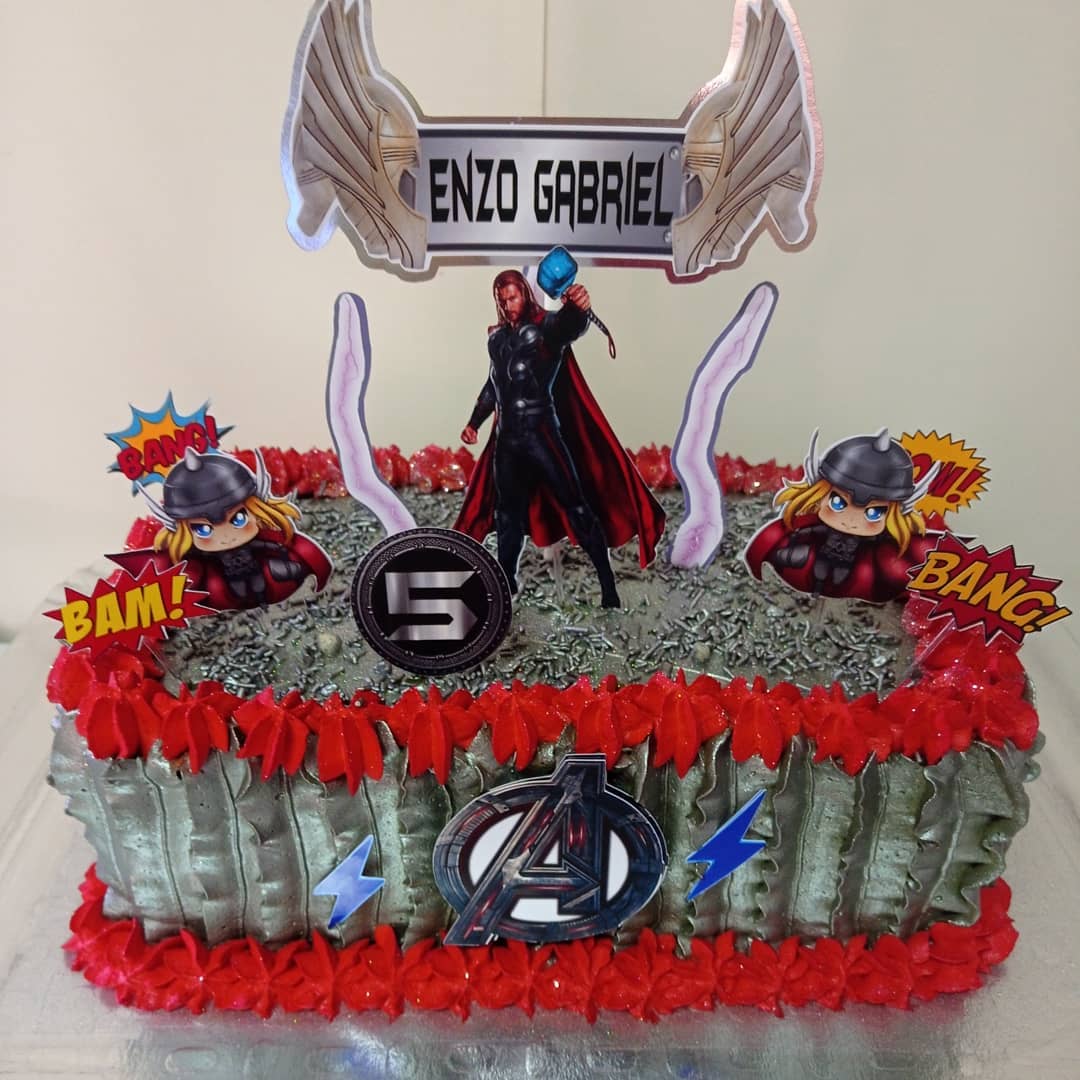 Bolo do Thor: 70 modelos + 5 tutoriais para uma superfesta