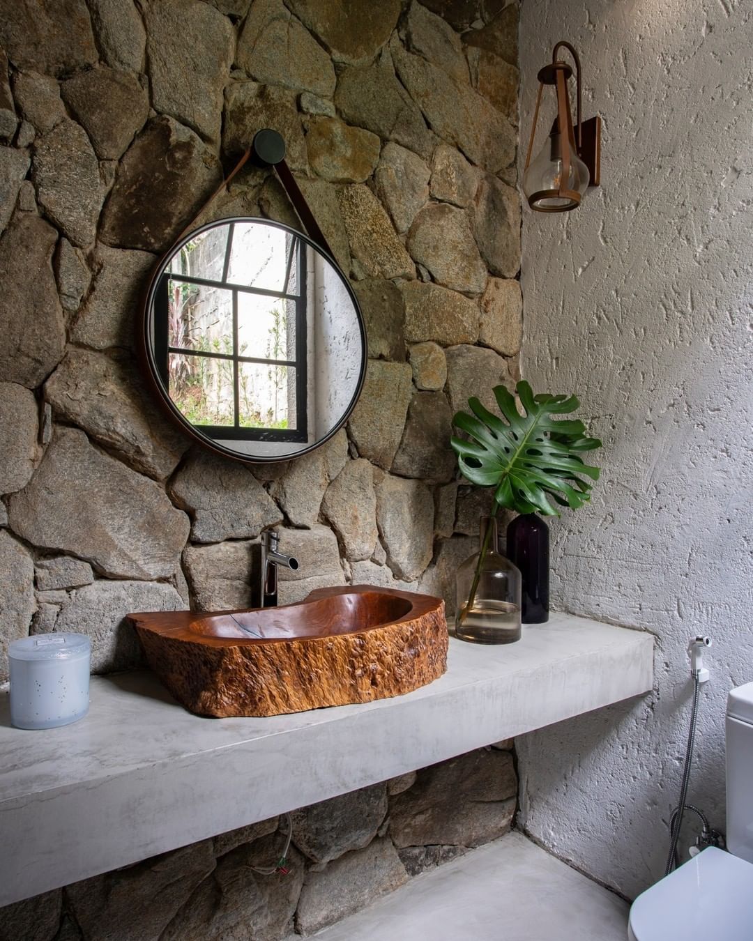 Lavabo rústico: 50 ideias que remetem à natureza na decoração