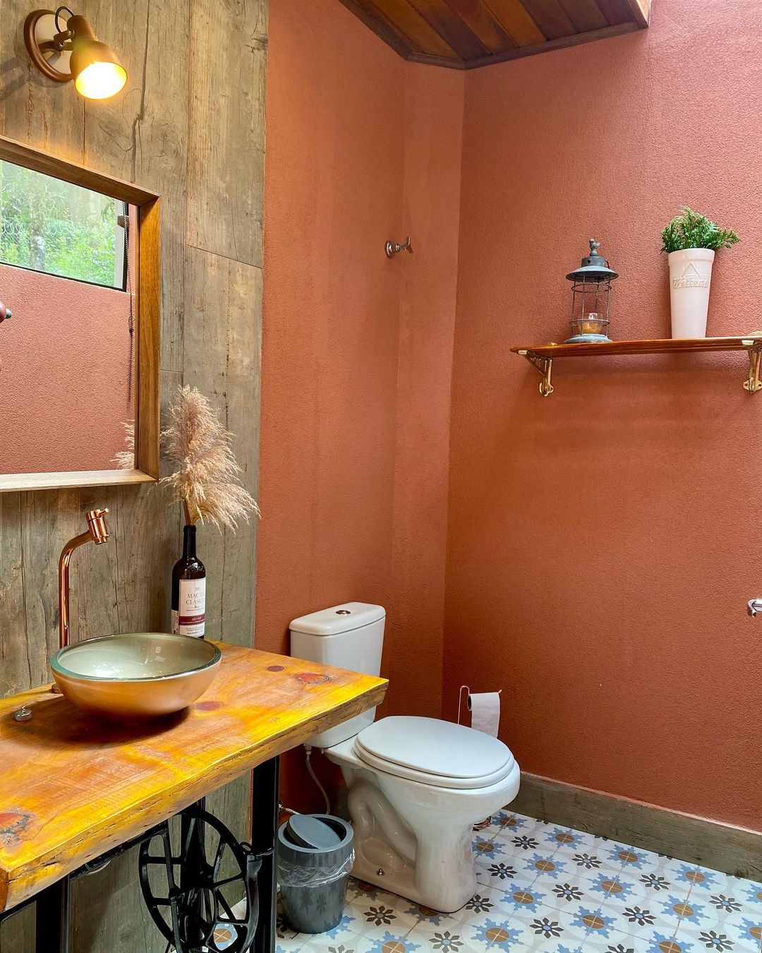 Lavabo rústico: 50 ideias que remetem à natureza na decoração