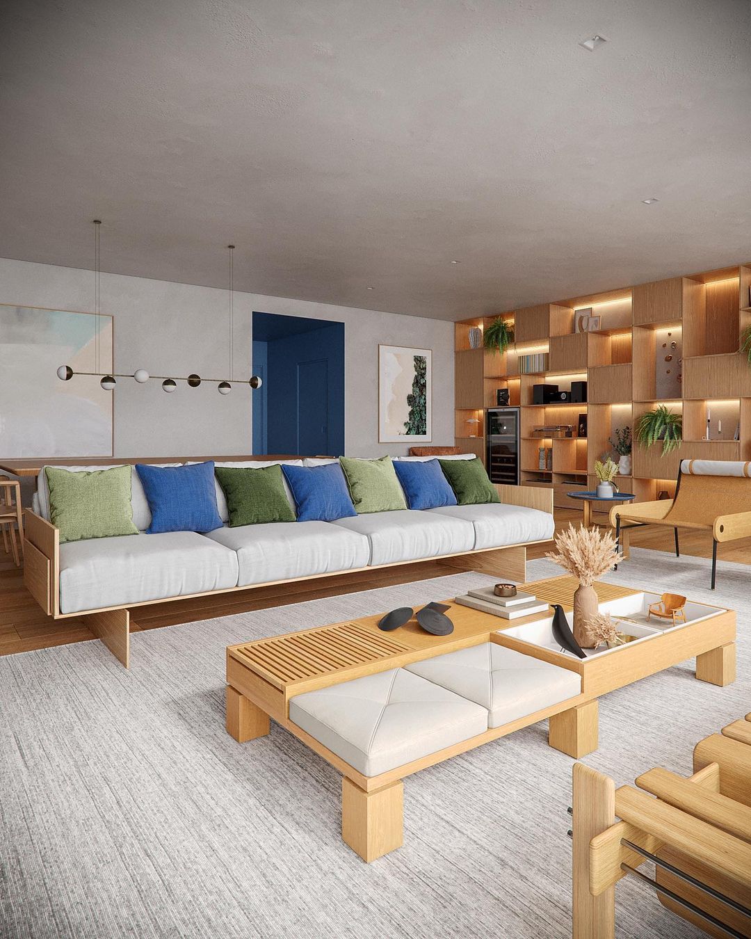 Sofá grande: 60 modelos que garantem conforto e sofisticação