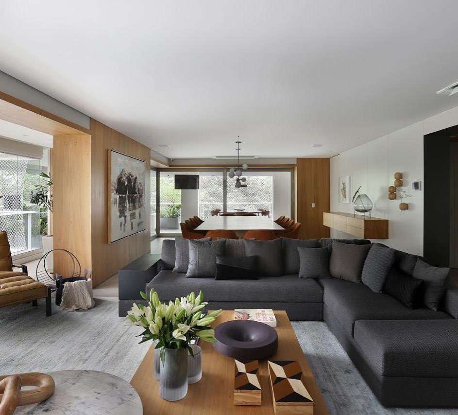 Sofá grande: 60 modelos que garantem conforto e sofisticação