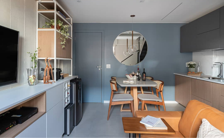 Cinza azulado: 70 fotos da cor na decoração e dicas de arquitetos