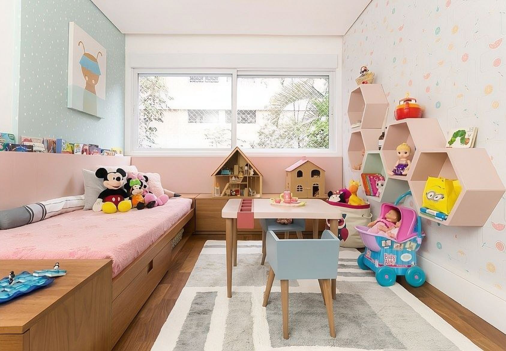 Nicho hexagonal: 30 modelos para uma decoração geométrica