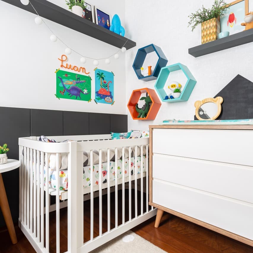 Nicho hexagonal: 30 modelos para uma decoração geométrica