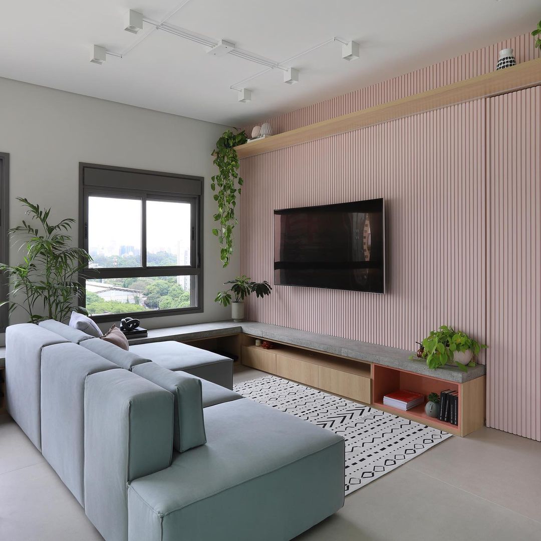 Sala de TV pequena: dicas e 70 fotos para otimizar o ambiente